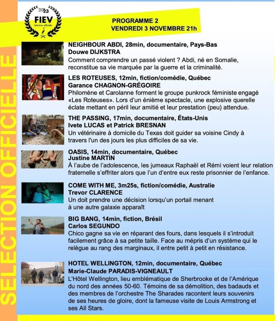 FIEV2023 - Programme 2 compétition - Arrimage