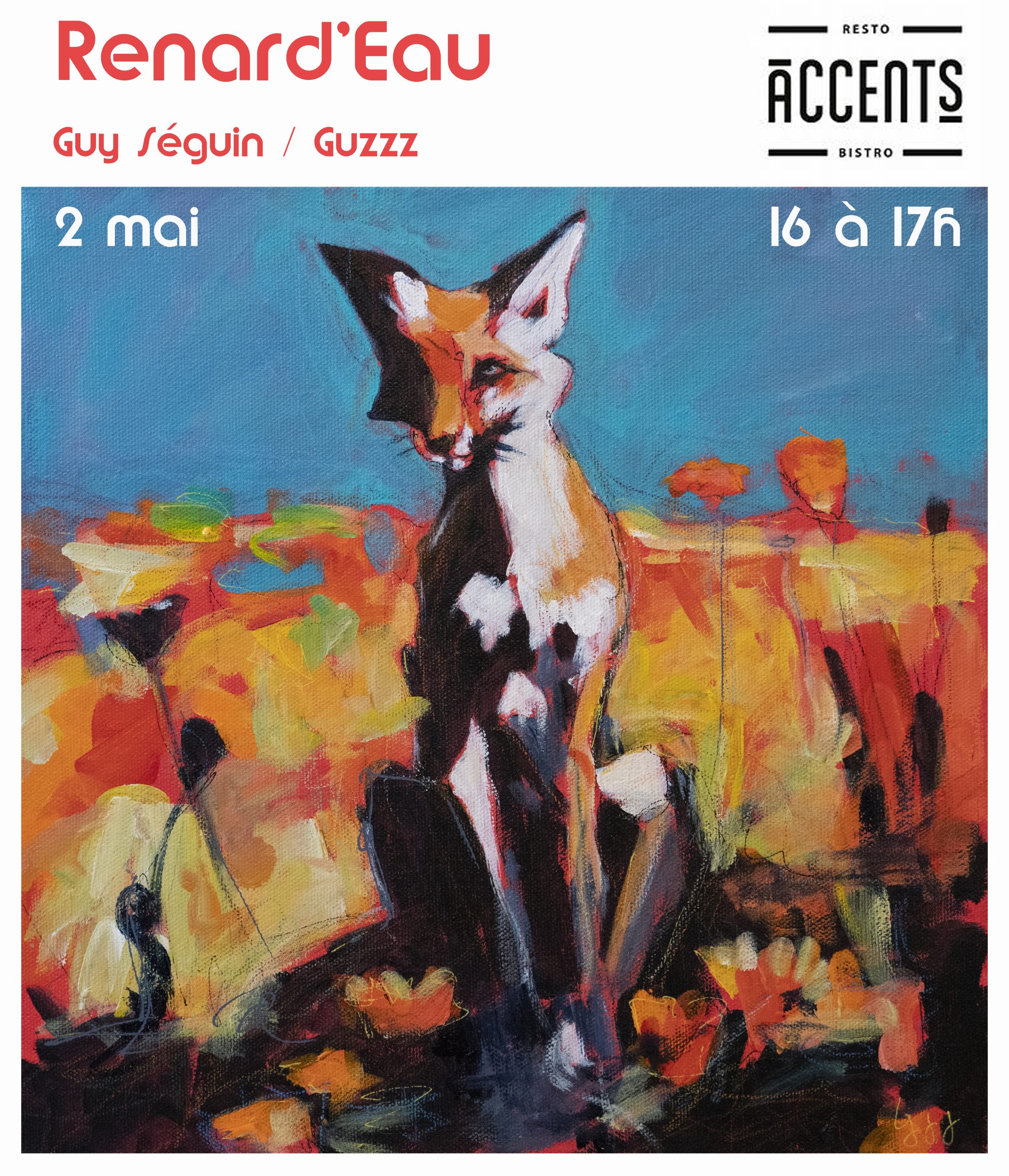 Exposition Renard'Eau par Guy Séguin (GUZZZ) - Arrimage
