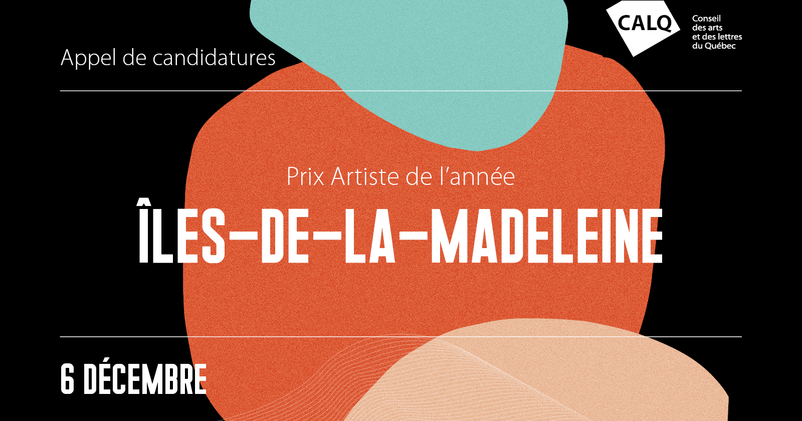 Appel de candidatures pour le prix du CALQ – Artiste de l’année aux ...