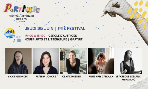 Cercle d'autrices : Nouer arts et littérature - Arrimage